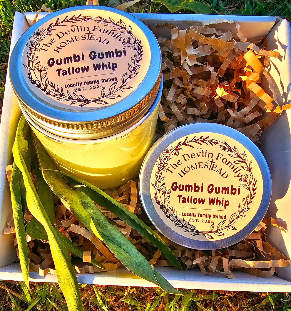 Gumbi Gumbi Tallow Whip with Lemon Myrtle 120ml – The Devlin Family ...